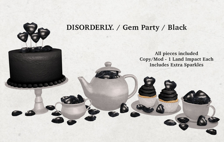 Second Life Marketplace - DISORDERLY. / Gem Party / FATPACK