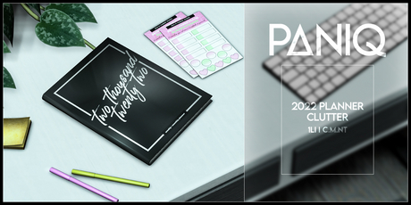 Second Life Marketplace - PANIQ - 2022 Planner Clutter