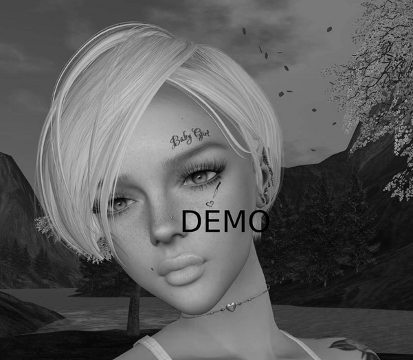 Second Life Marketplace - BabyGirl Face Tattoo DEMO
