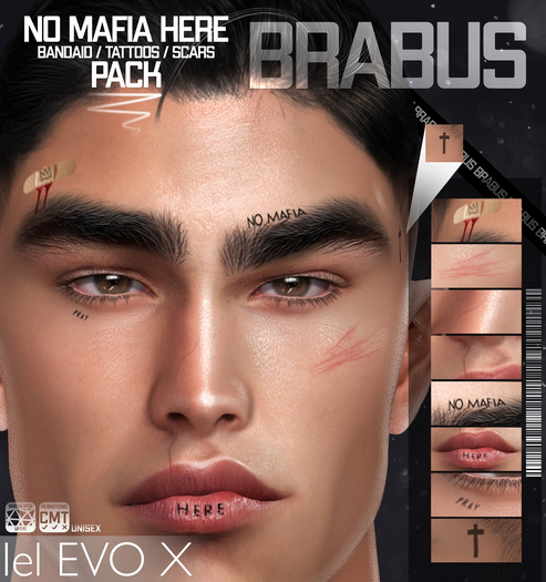 Second Life Marketplace - BRABUS - No Mafia Here Pack ( Bandaid ...