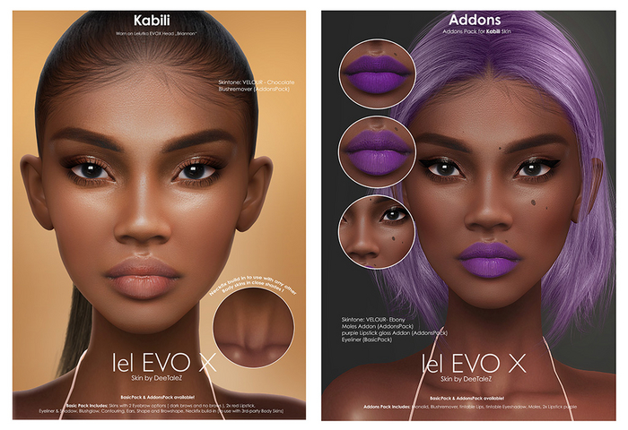 Second Life Marketplace - DeeTaleZ SKIN *DEMO* for LELUTKA EVO X SKINS ...