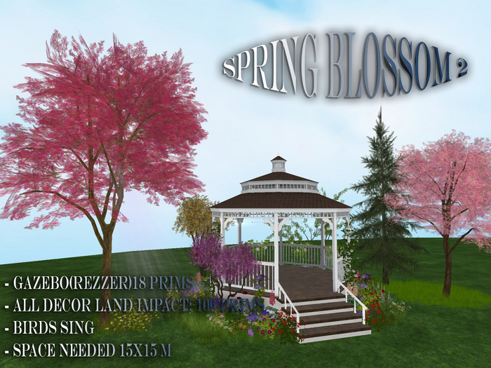 Second Life Marketplace - * NOW ON SALE * spring blossom 2 -rezzer