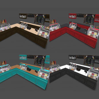 Second Life Marketplace - Ice cream store set-Freedom creations