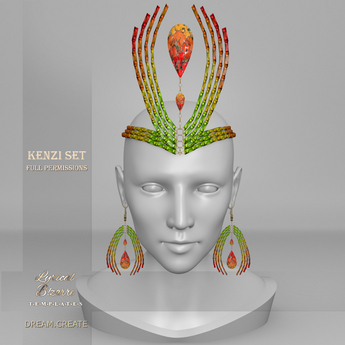 Second Life Marketplace - !Lyrical B!zarre Templates! - Kenzi Set MESH ...
