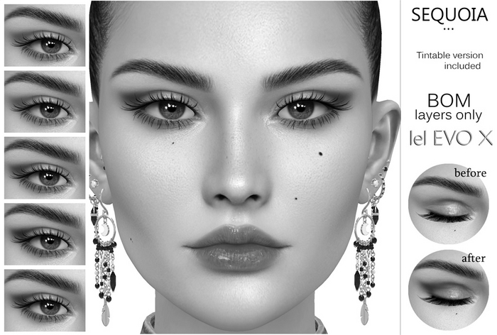 Second Life Marketplace - DEMO ::Sequoia:: Eye enhancer for lelutka ...