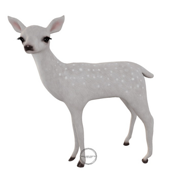 Second Life Marketplace - +Half-Deer+ Fawn - I See You (Snow)