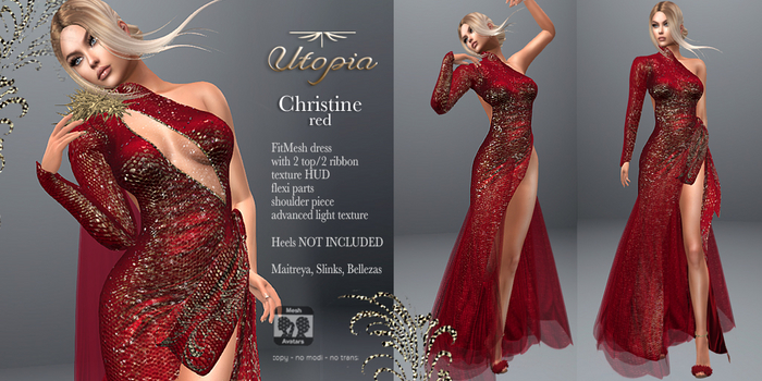 Second Life Marketplace - Utopia Christine red