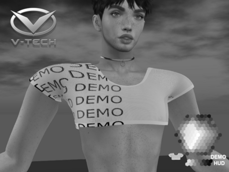 Second Life Marketplace - mesh crop top V-Tech vtech boi chest 143 ...