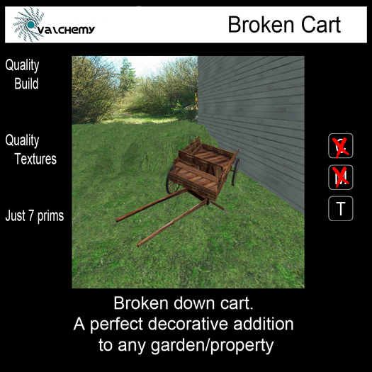 Second Life Marketplace - VT* Broken Cart