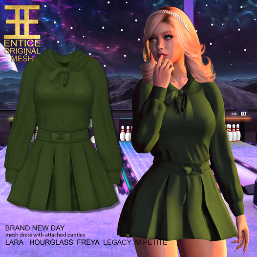 Second Life Marketplace - Entice - Brand New Day - Darks - Green
