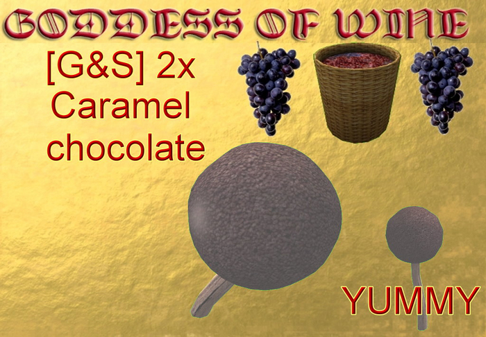 Second Life Marketplace - [G&S] Caramel chocolate * 2x * YUMMY * 2 PRIM ...