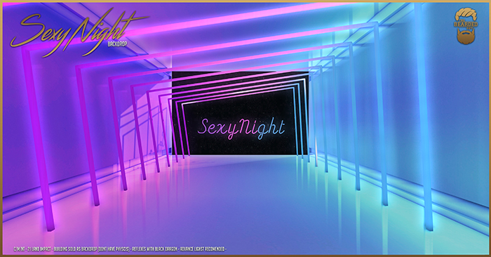 Second Life Marketplace - Sexy Night Backdrop - The Bearded Guy