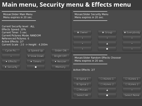 Second Life Marketplace - Sorohna Mosaic Slider 2022.01 (CMt)
