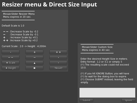 Second Life Marketplace - Sorohna Mosaic Slider 2022.01 (CMt)