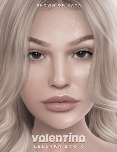 Second Life Marketplace - KOONZ - Valentina Skin - Demo [LeLutka EvoX]