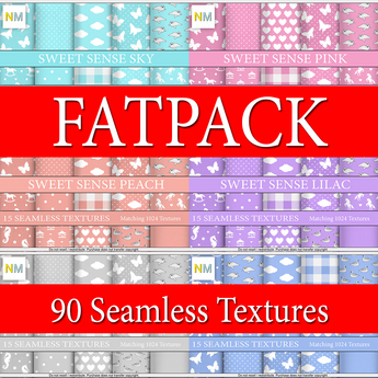 Second Life Marketplace - Sweet Sense FATPACK Matching Fabrics 15 ...