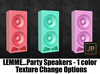 Second Life Marketplace - LEMME...Party Speakers // 1 color