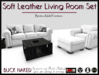 Second Life Marketplace - Soft Leather Living Room Set-Adult The V & P ...
