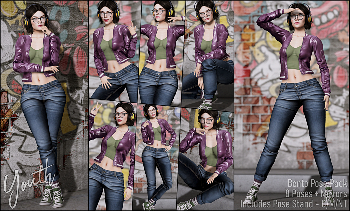 Second Life Marketplace - [piXit] Youth - Pose Pack