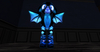 Second Life Marketplace - [OPEN PONY] Galaxy cyan bat skin