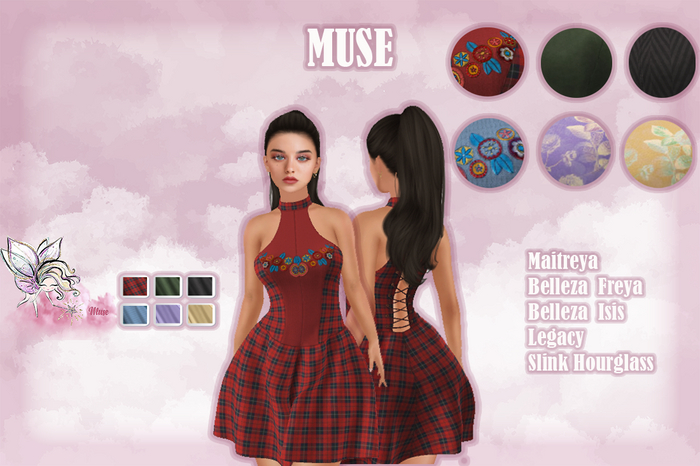 Second Life Marketplace - [MUSE] DEMO Lena Dress Fatpack