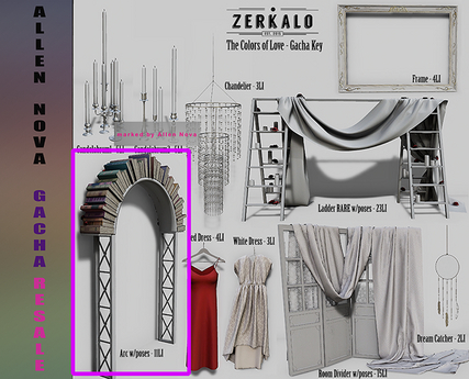 Second Life Marketplace - [ zerkalo ] The Colors of Love Gacha - Arc