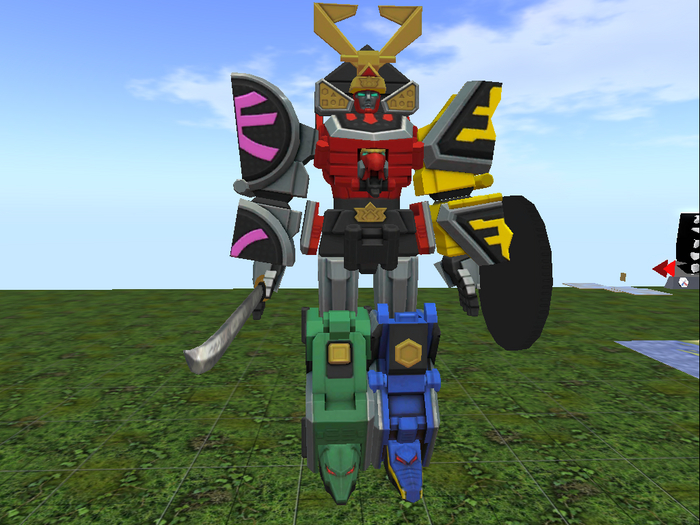 Second Life Marketplace - power rangers samurai Megazord Samurai statue