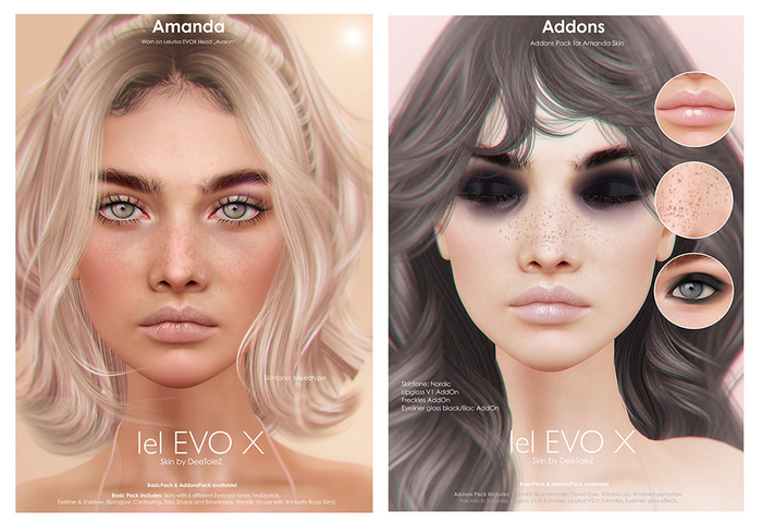 Second Life Marketplace - DeeTaleZ SKIN *DEMO* for LELUTKA EVO X SKINS ...