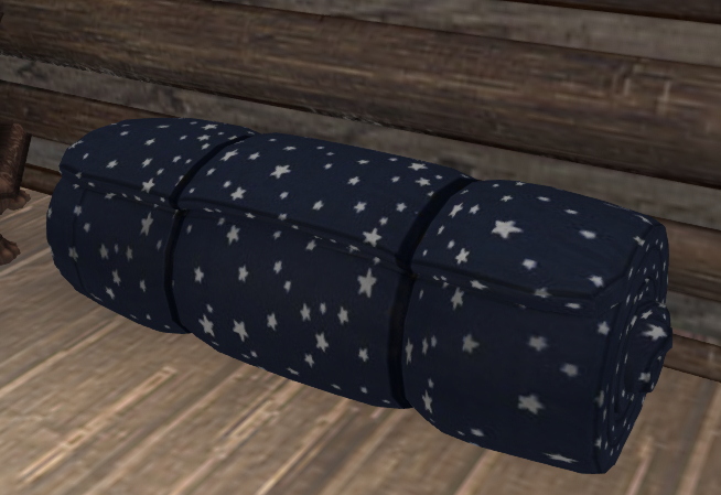 Second Life Marketplace - Starry sleeping bag (unrolls)