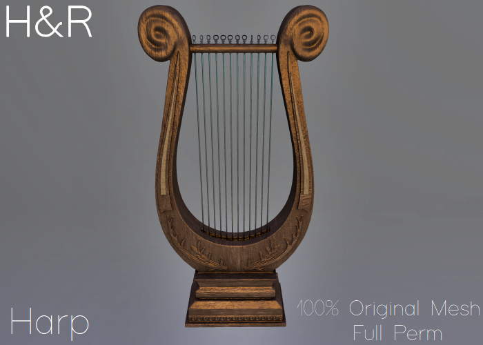 Second Life Marketplace - H&R Harp FULL PERM Pack (wear)