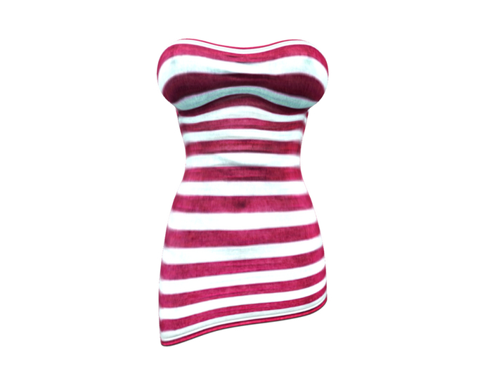 Second Life Marketplace - :TTC: - Twistys Ishala Dress - Striped Red ...