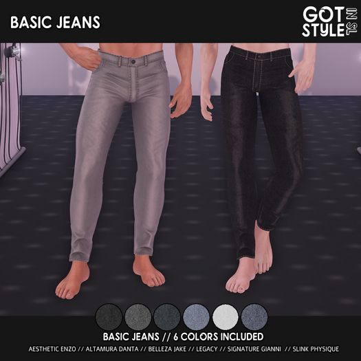 Second Life Marketplace - Got Style in SL - Jeans // Plain