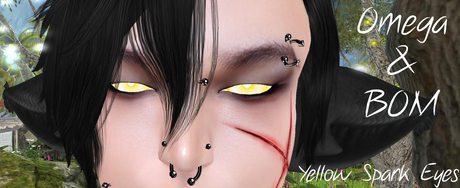 Second Life Marketplace - ..::Milky Moo's::.. Yellow Spark Eyes ...