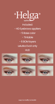 Second Life Marketplace - theROOM - eyebrows Helga