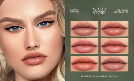 Second Life Marketplace - WARD. Raquel Lipstick - LeLUTKA EVOX