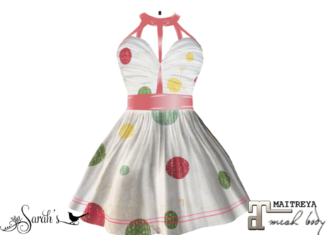 Second Life Marketplace - "Sarah`s" Backless Dress Selina #17