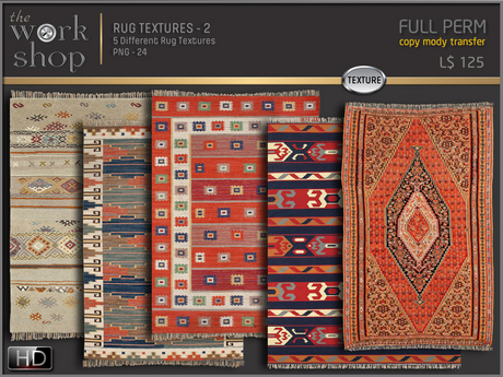 Second Life Marketplace - RUG TEXTURES - 2