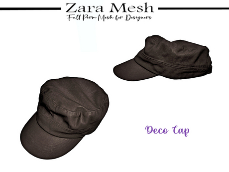 Second Life Marketplace - ZM - Clothes - Cap - FULL PERM MESH