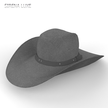 Second Life Marketplace - SL Grey Cowboy Hat Cowboy Cowgirl Head Accessory