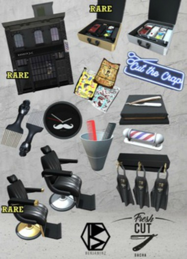 Second Life Marketplace - ///BENJAMINZ//FRESH CUT GACHA - GOLD CLIPPER ...