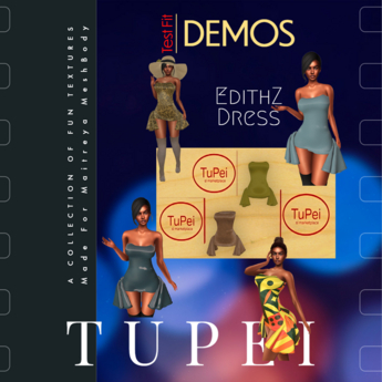 Second Life Marketplace - TuPei EdithZ Dress for Maitreya - DEMOS