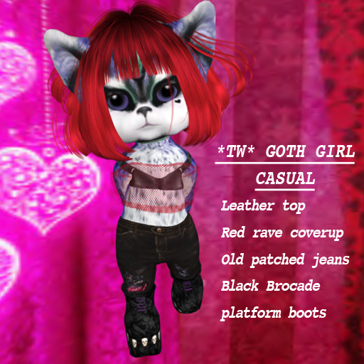 Second Life Marketplace - *TW* Goth Girl Casual Bag