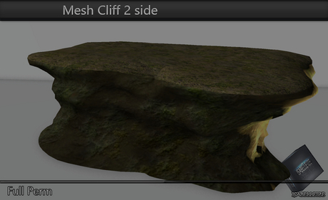 Second Life Marketplace - Mesh Cliff 2 side Full Perm Isabelleize 26 IMPACT