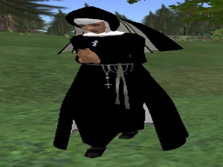 Second Life Marketplace - NUN HABIT - 15 PIECES - BOXED Full Head to ...