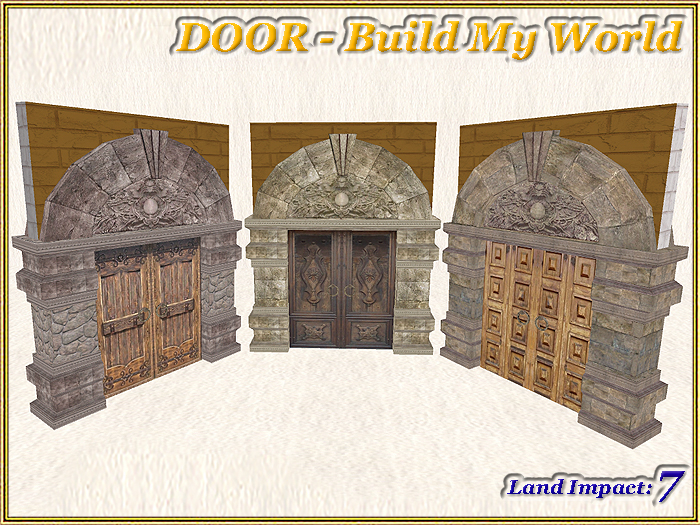 Second Life Marketplace - DOOR - Build My World (7 LI) (Full perm)
