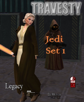 Second Life Marketplace - Travesty Lady !Jedi Set 1