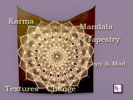 Second Life Marketplace - * RC * Tapestry - Mandala - Karma