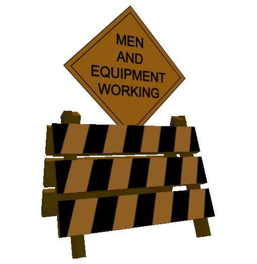 Second Life Marketplace - construction sign - working