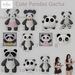 Second Life Marketplace - Bee Designs Cute Pandas Gacha 1 RARE