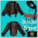 Second Life Marketplace - [R39] Reborn Fur Jacket Brown